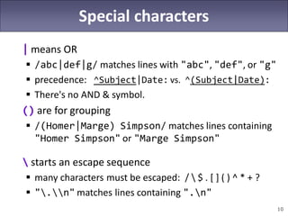 3.2 javascript regex | PDF | Internet for Beginners | Internet
