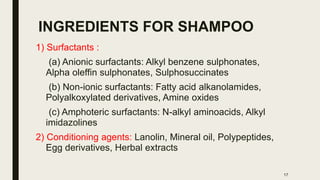 building blocks for different cosmetics | PPTX