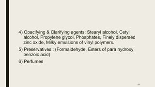 building blocks for different cosmetics | PPTX