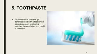 building blocks for different cosmetics | PPTX