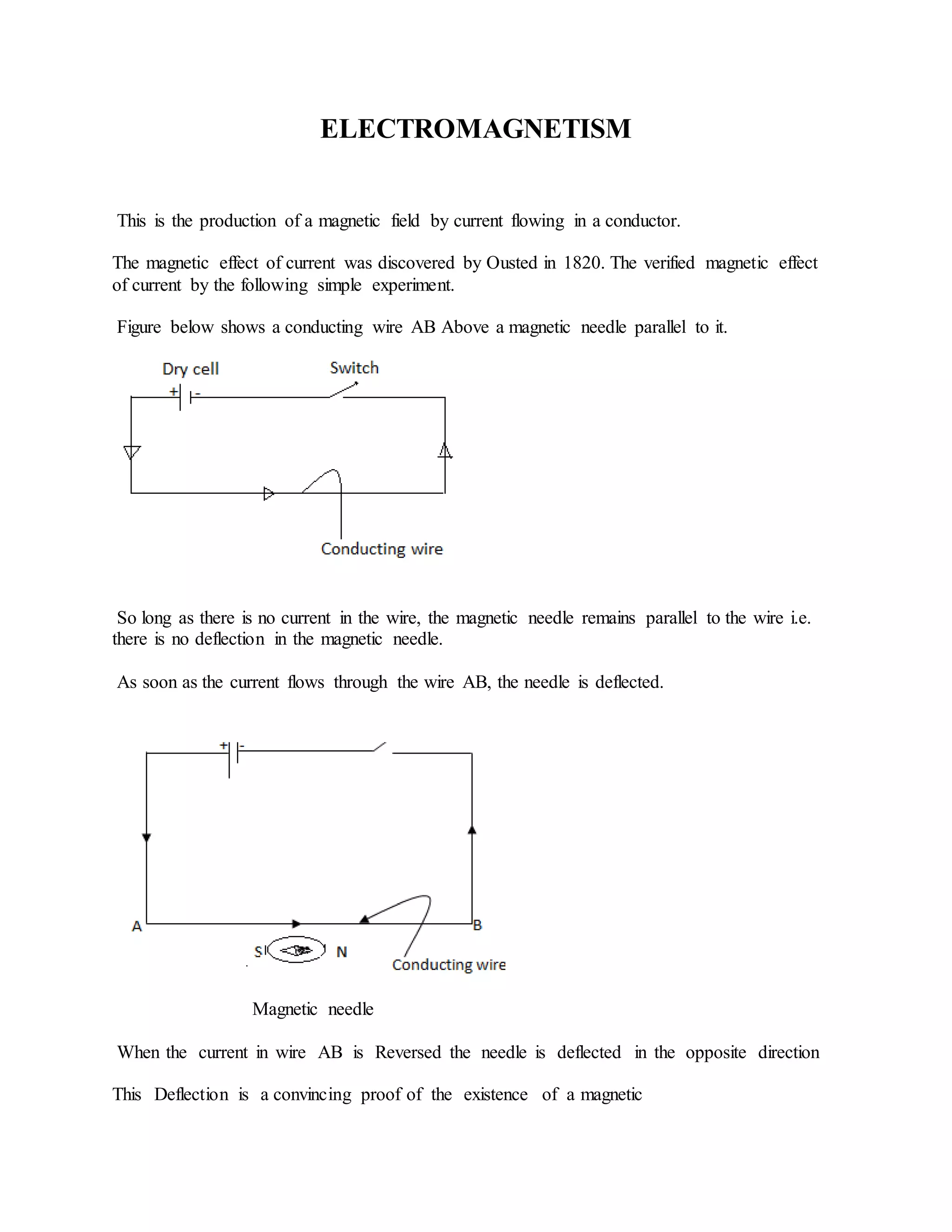 ELECTROMAGNETISM | PDF