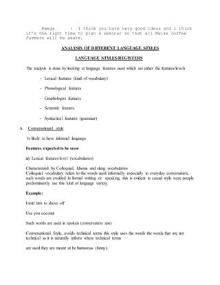 STYLISTICS AND COMMUNICATION IN ENGLISH | DOCX