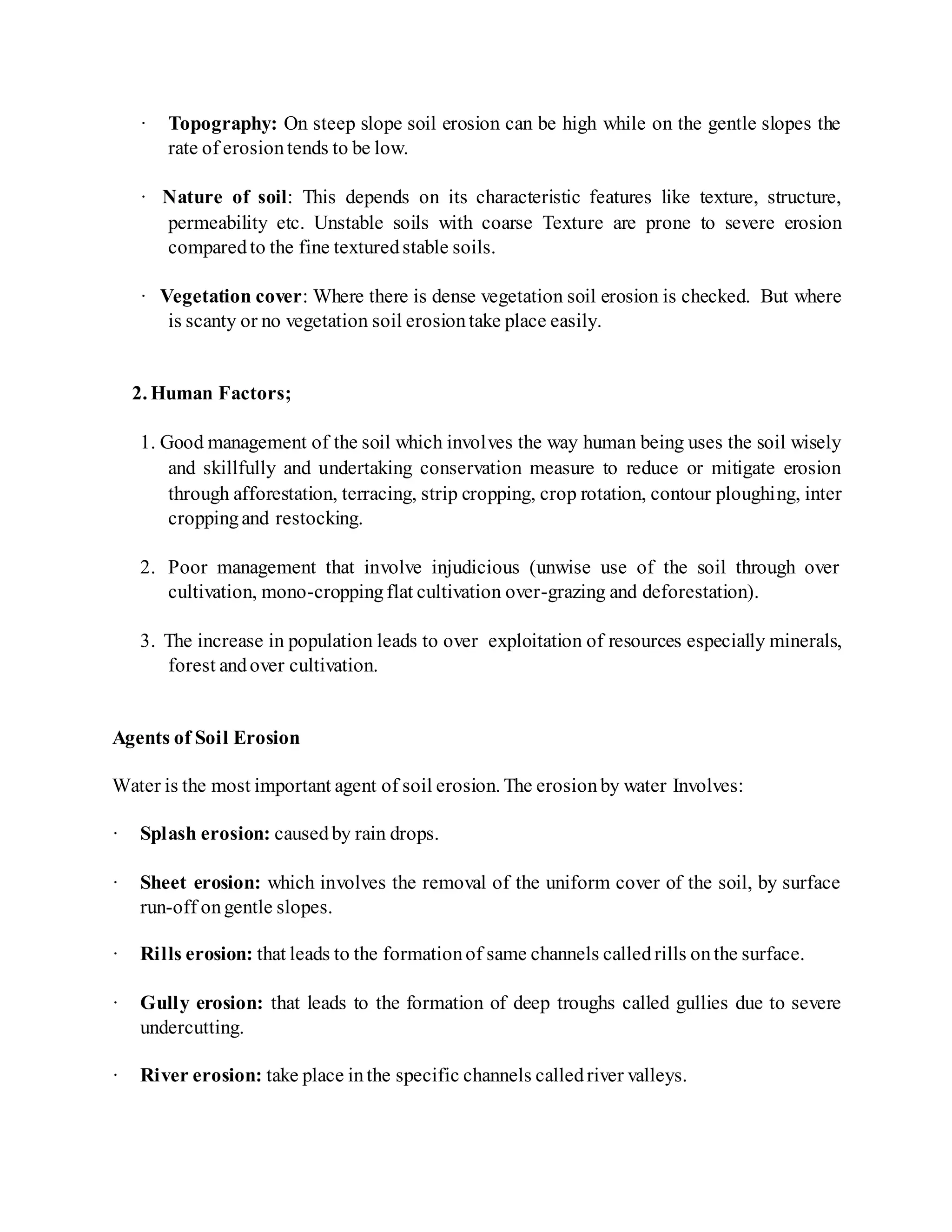 SOIL DEGRADATION AND CONSERVATION | DOCX