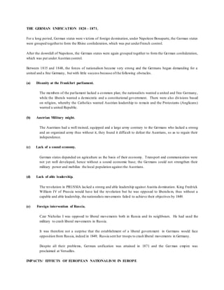 IMPERIALISM AND TERRITORIAL DIVISION OF THE WORLD (COLONIZATION OF ...
