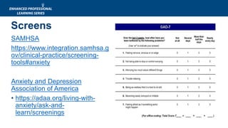 Region 8 Co-Occurring Disorders (Wk 3) | PPT