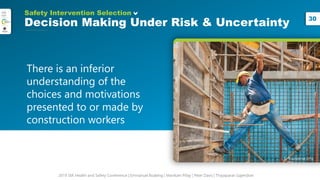 Conceptual behaviour model for predicting safety behaviour - Boateng | PPT