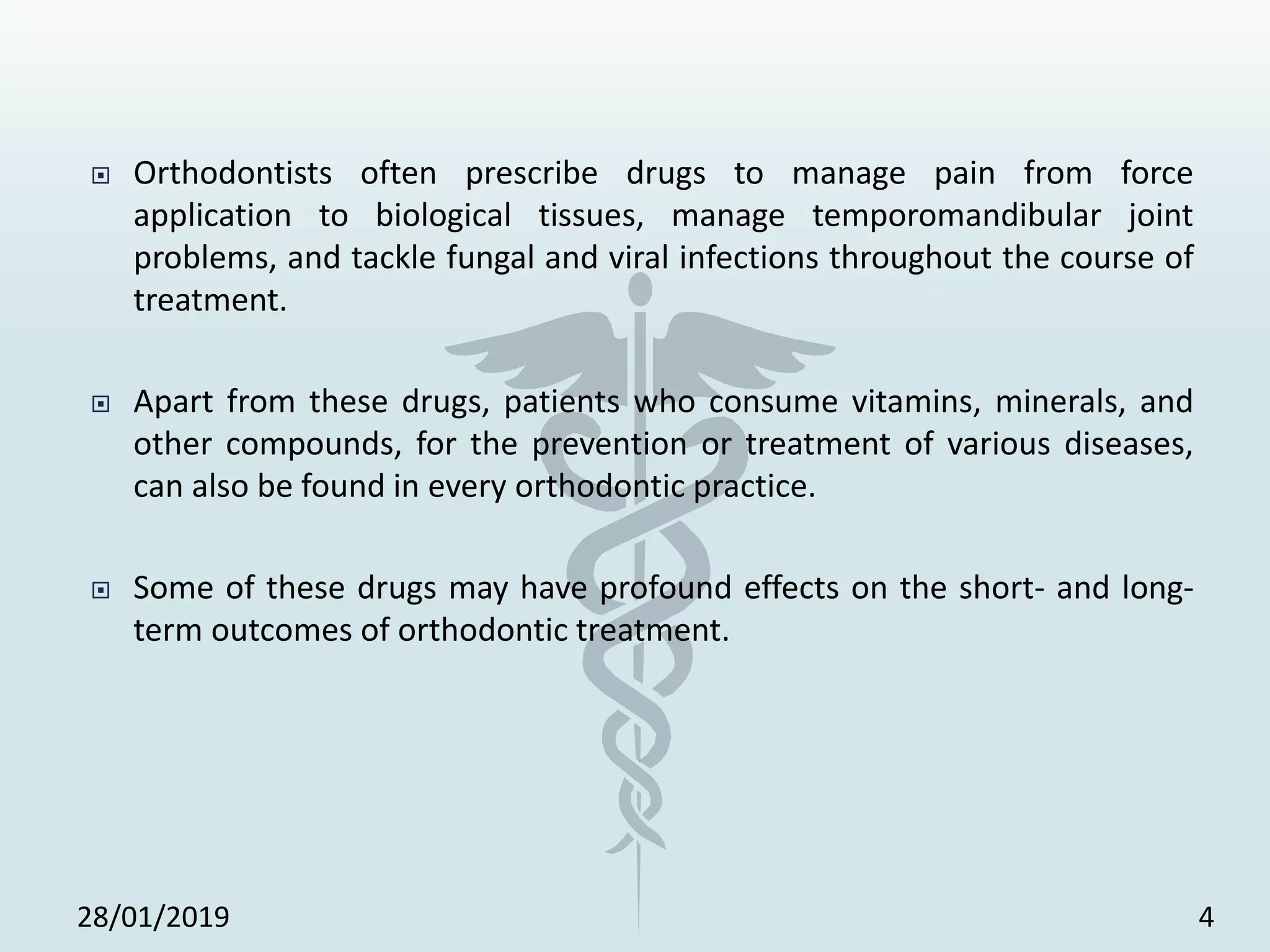 Drugs in orthodontics | PPTX