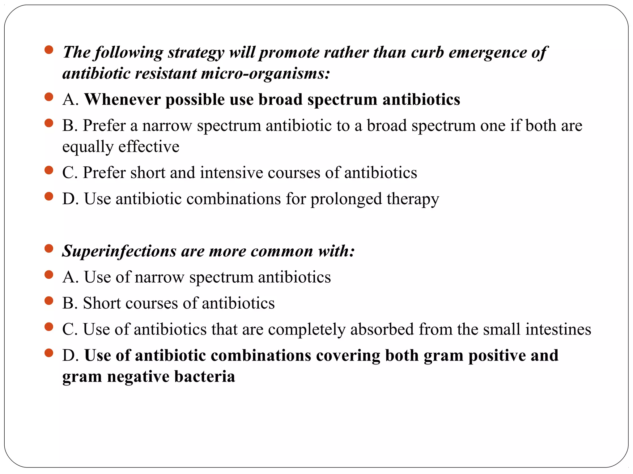 3. prophylactic use of Anti-microbial agents | PPT