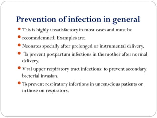 3. prophylactic use of Anti-microbial agents | PPT