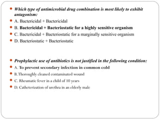 3. prophylactic use of Anti-microbial agents | PPT