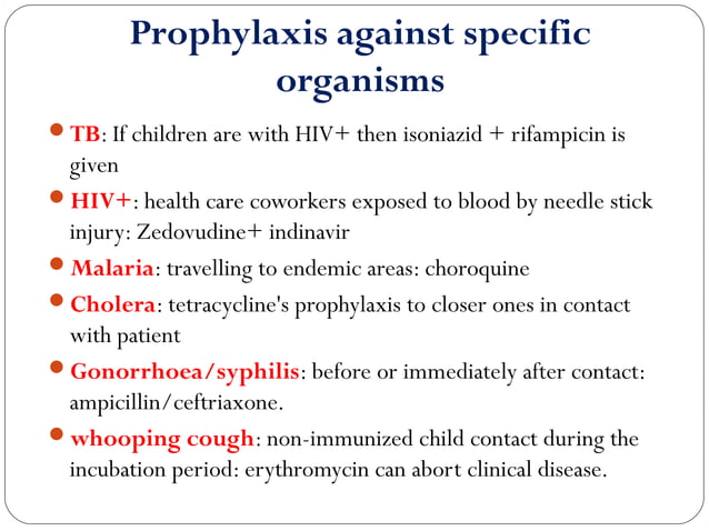 3. prophylactic use of Anti-microbial agents | PPT
