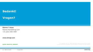 Rianne t Hoen - DNV GL | PDF