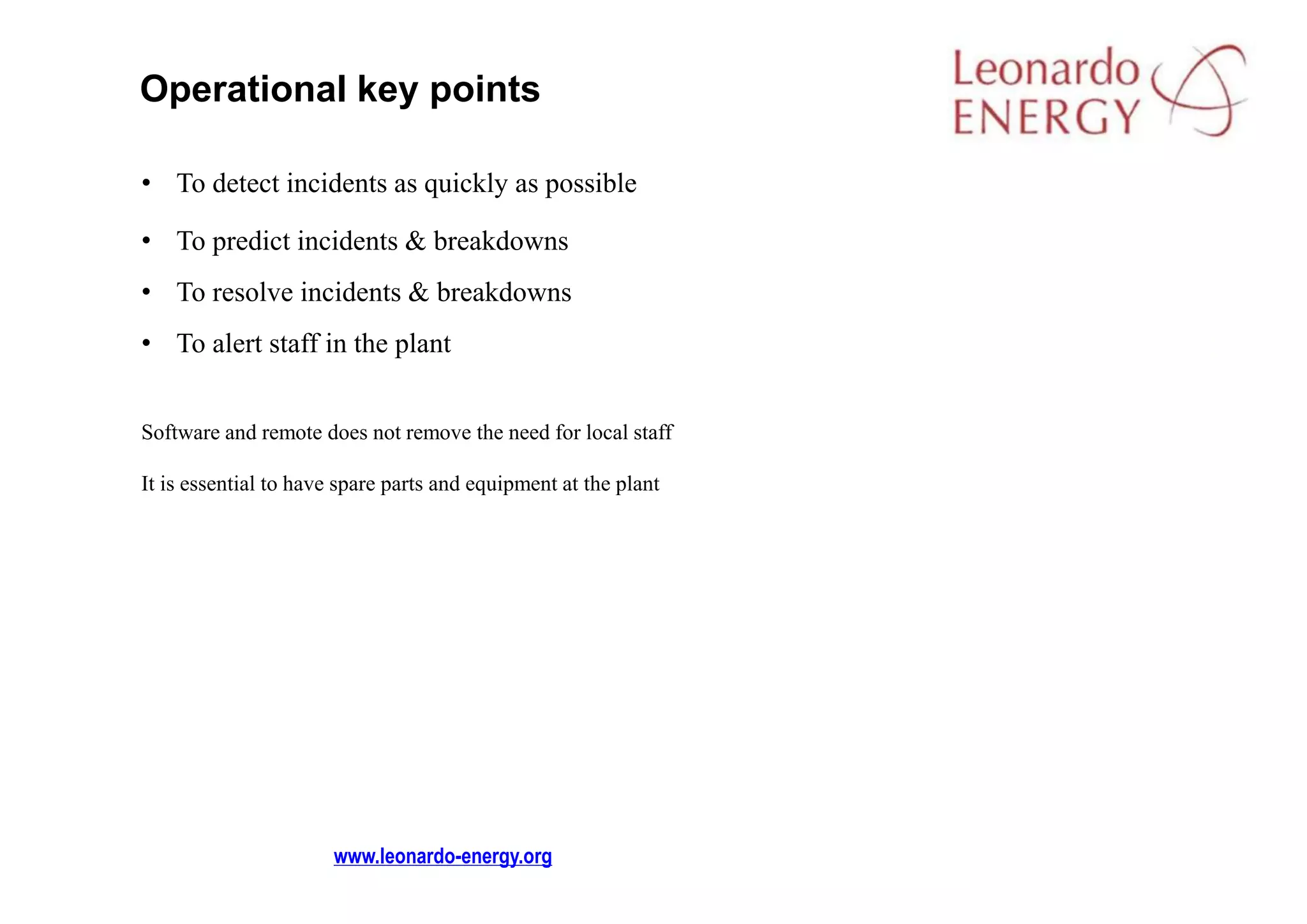 Photovoltaic Training Course - Module 3.3 - Control system data management | PPTX