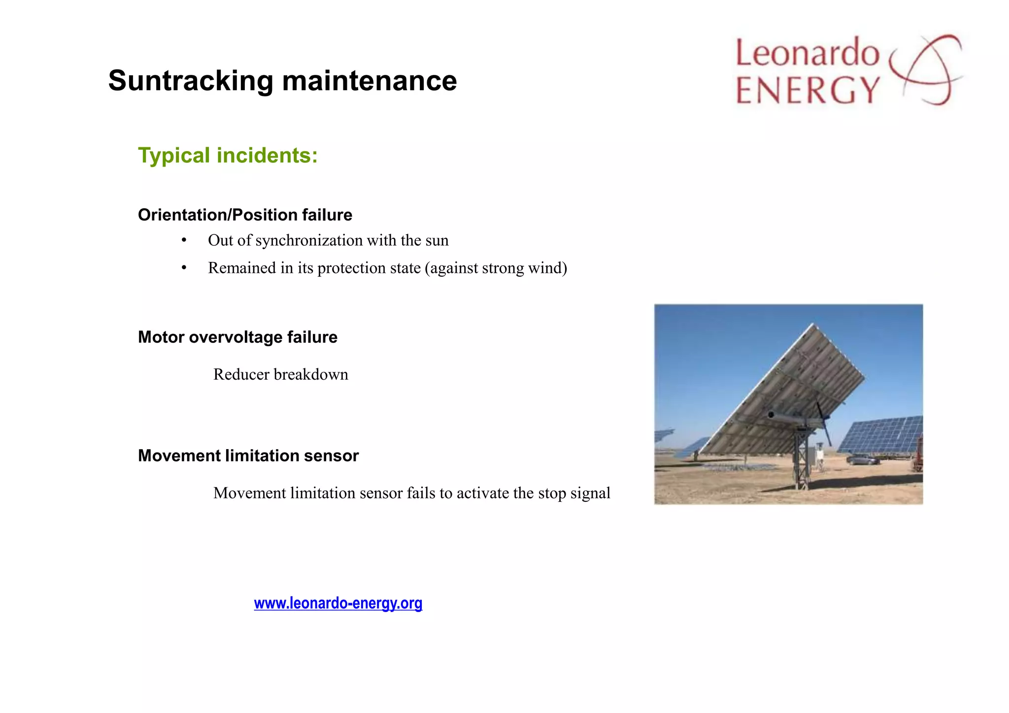 Photovoltaic Training Course - Module 3.3 - Control system data management | PPTX