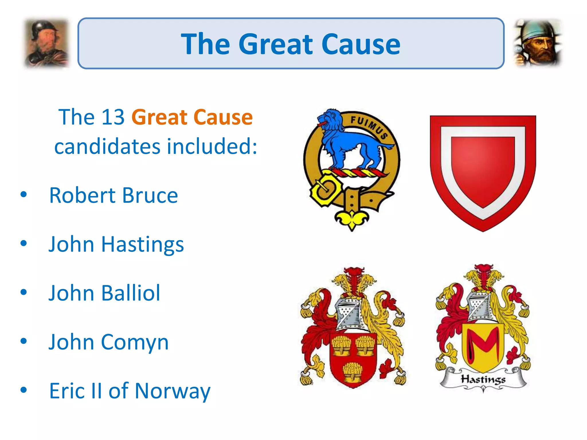 Scottish Wars of Independence - the great cause | PPTX