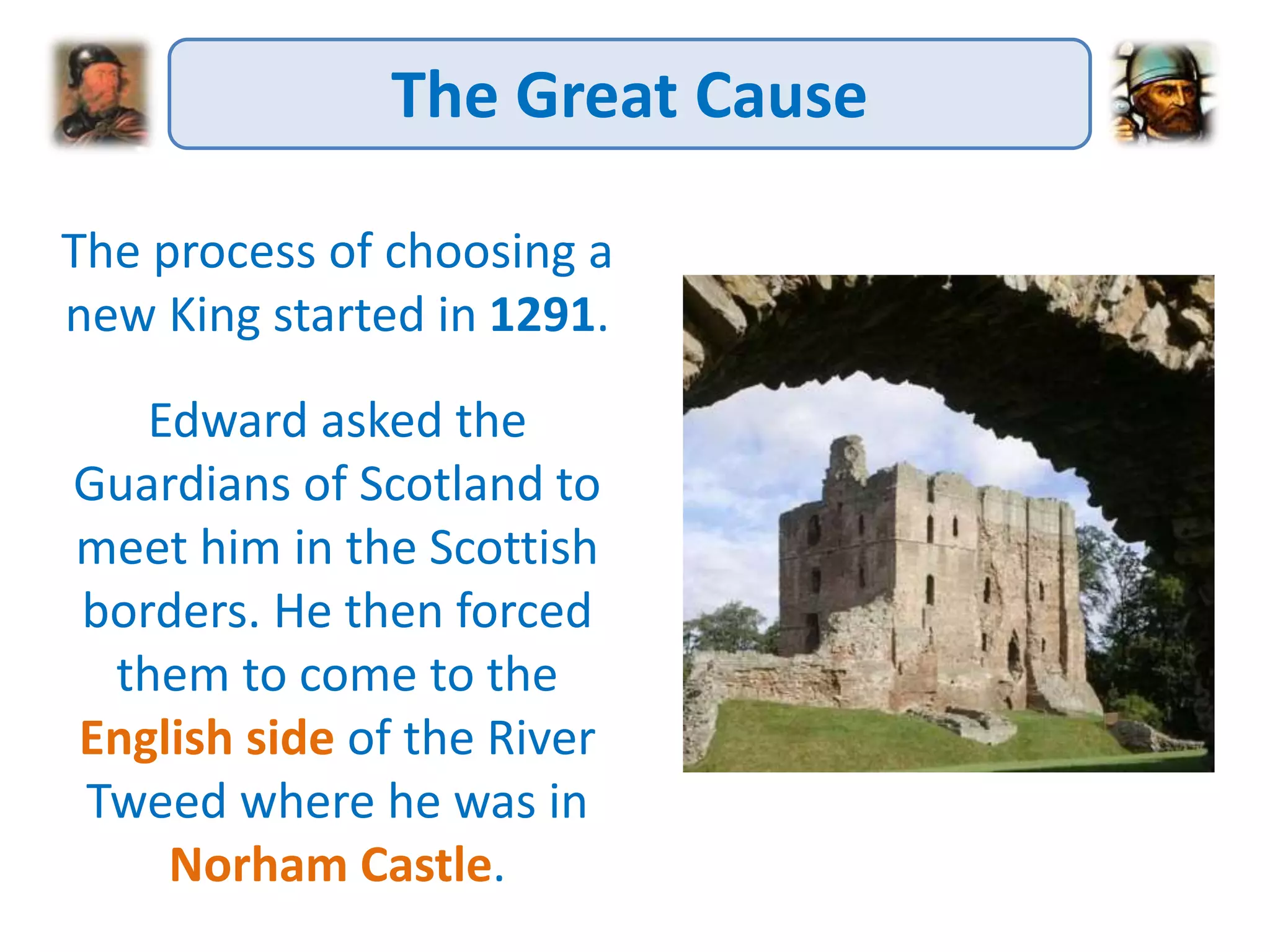 Scottish Wars of Independence - the great cause | PPTX