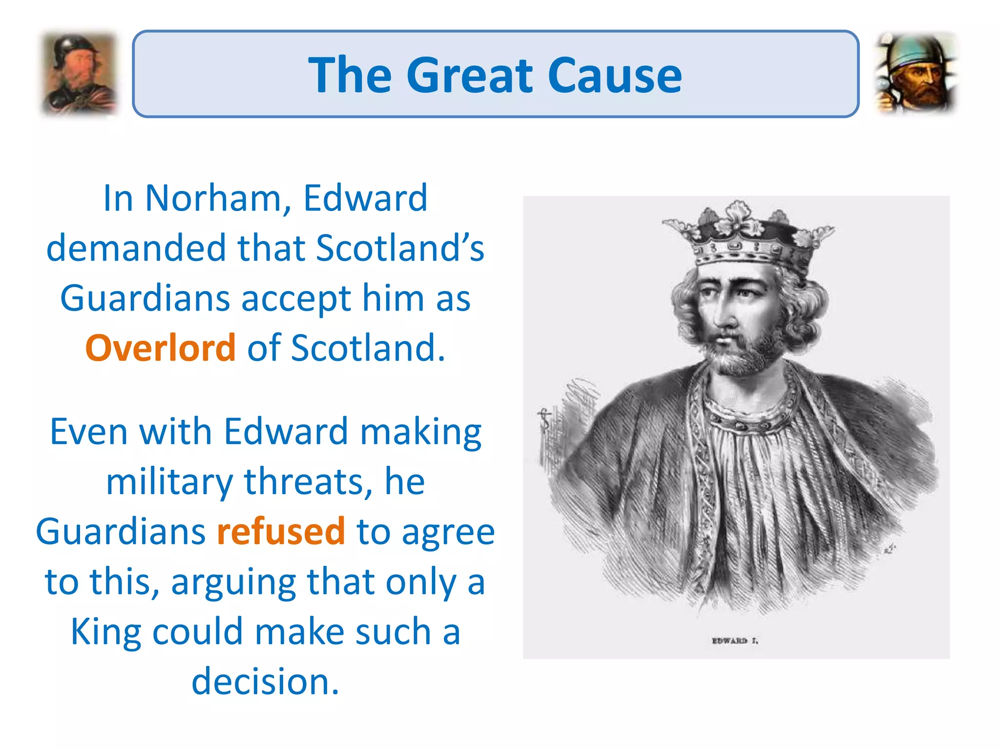 Scottish Wars of Independence - the great cause | PPTX
