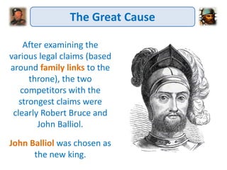 Scottish Wars of Independence - the great cause | PPTX