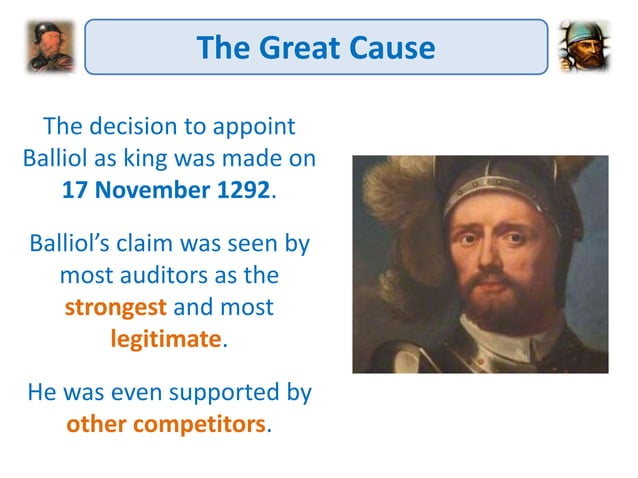 Scottish Wars of Independence - the great cause | PPTX