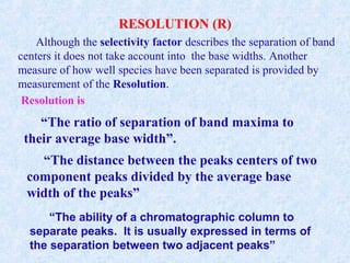 Chromarogaphy system suitability ppt | PPT