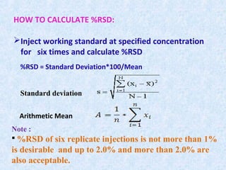 Chromarogaphy system suitability ppt | PPT