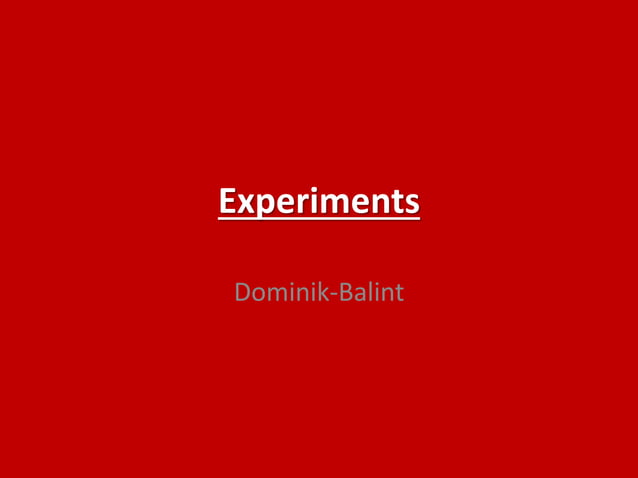 3. production experiments done | PPT