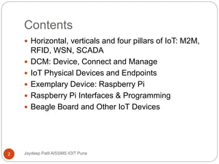 3.pillars of embedded io t and physical devices | PPTX