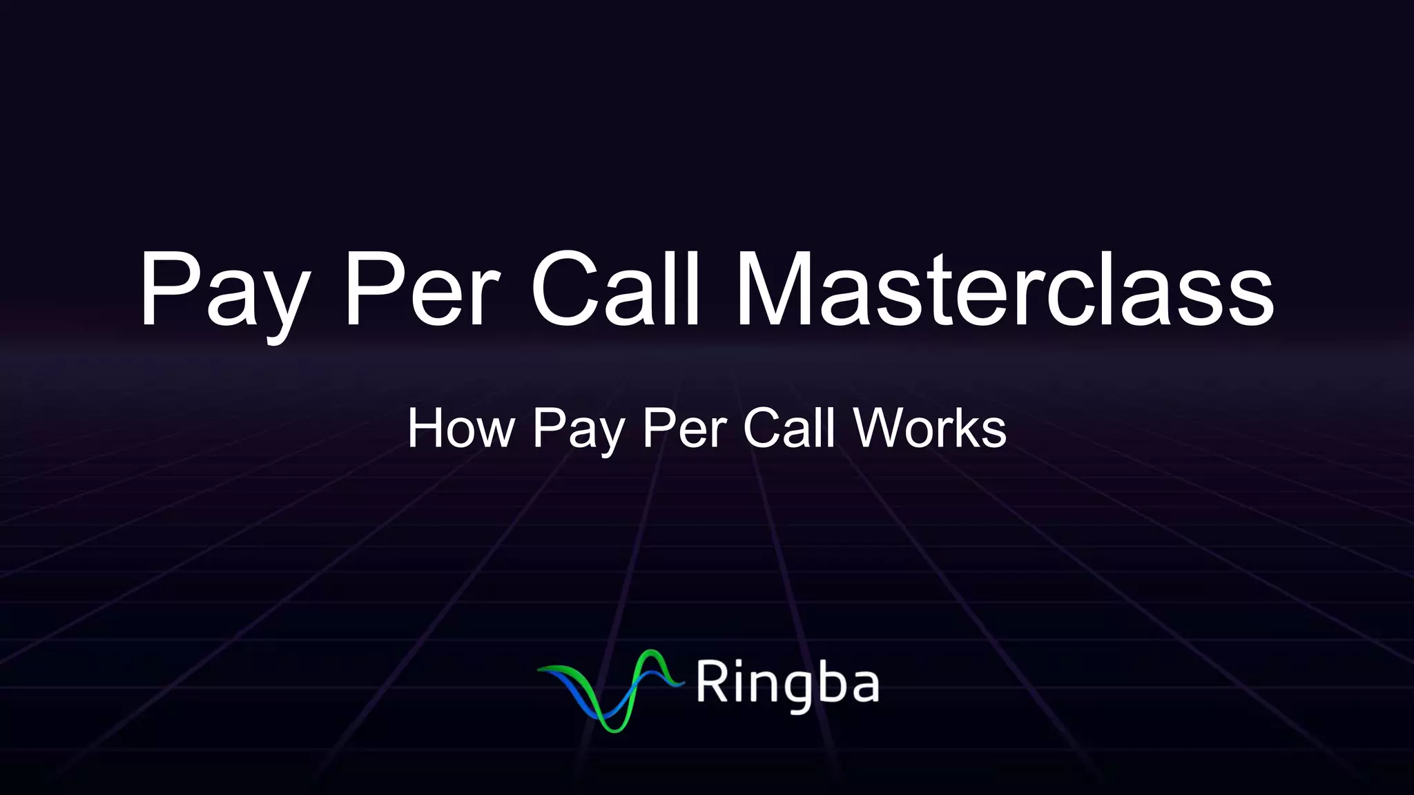 How Pay Per Call Works | Pay Per Call Masterclass | PPTX