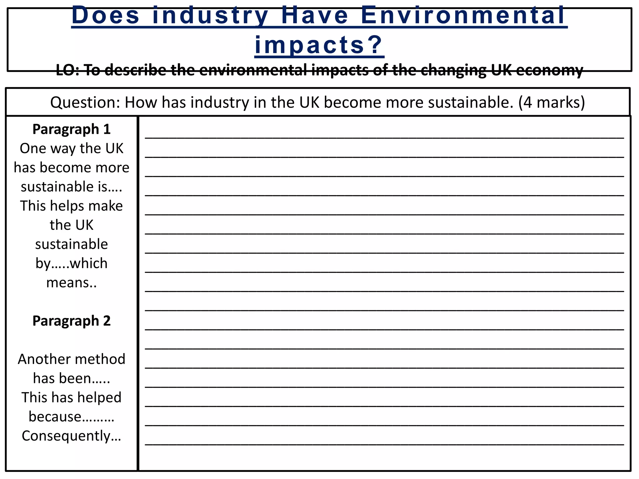 3. Environmental impacts of industry | PPTX