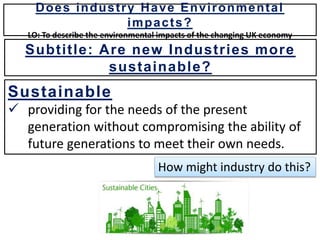 3. Environmental impacts of industry | PPTX