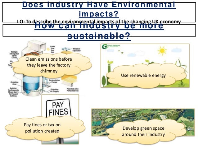 3. Environmental impacts of industry