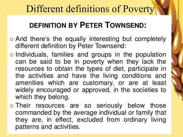 3. Poverty definition and descriptions | PDF