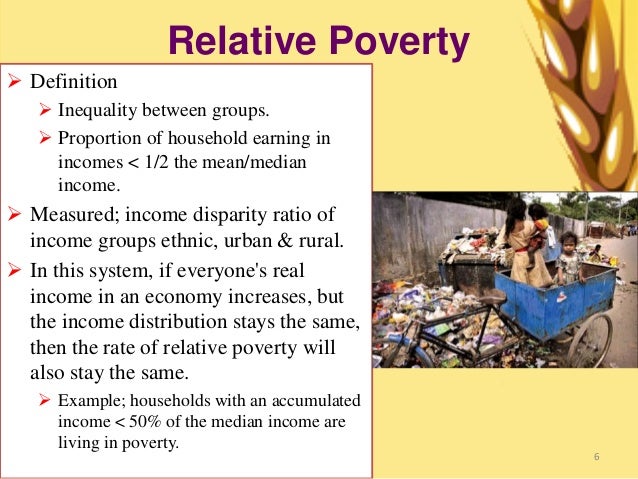 3. Poverty definition and descriptions