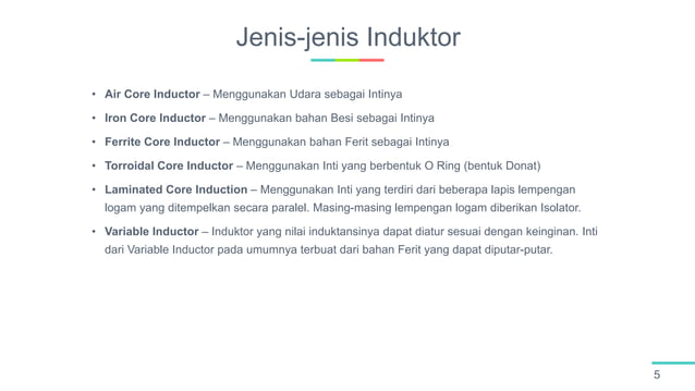induktor / lilitan | PPTX
