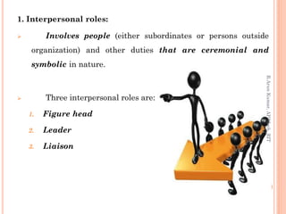 Types of managers, Managerial roles and skills | PDF