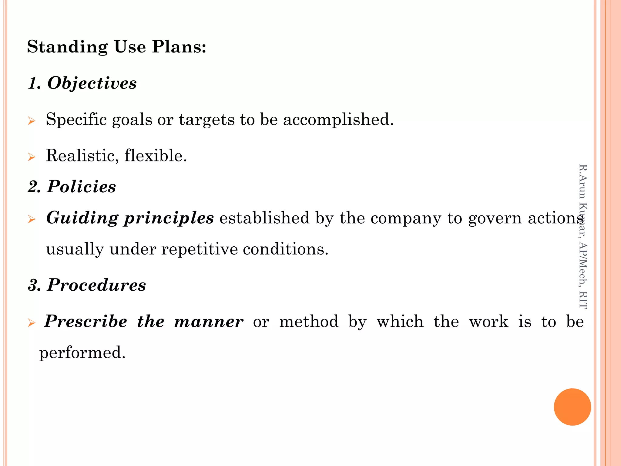 Types of planning | PDF