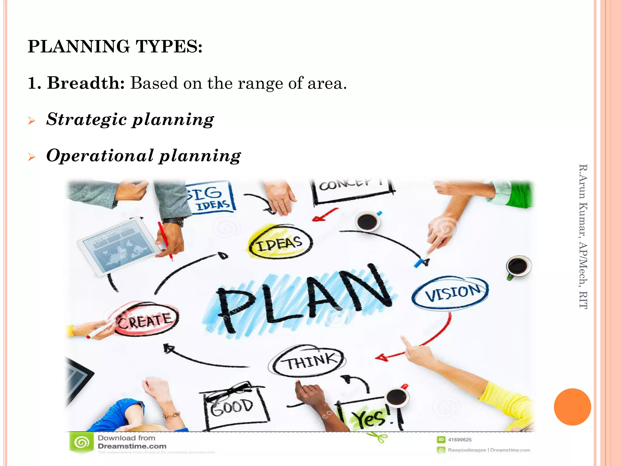 Types of planning | PDF