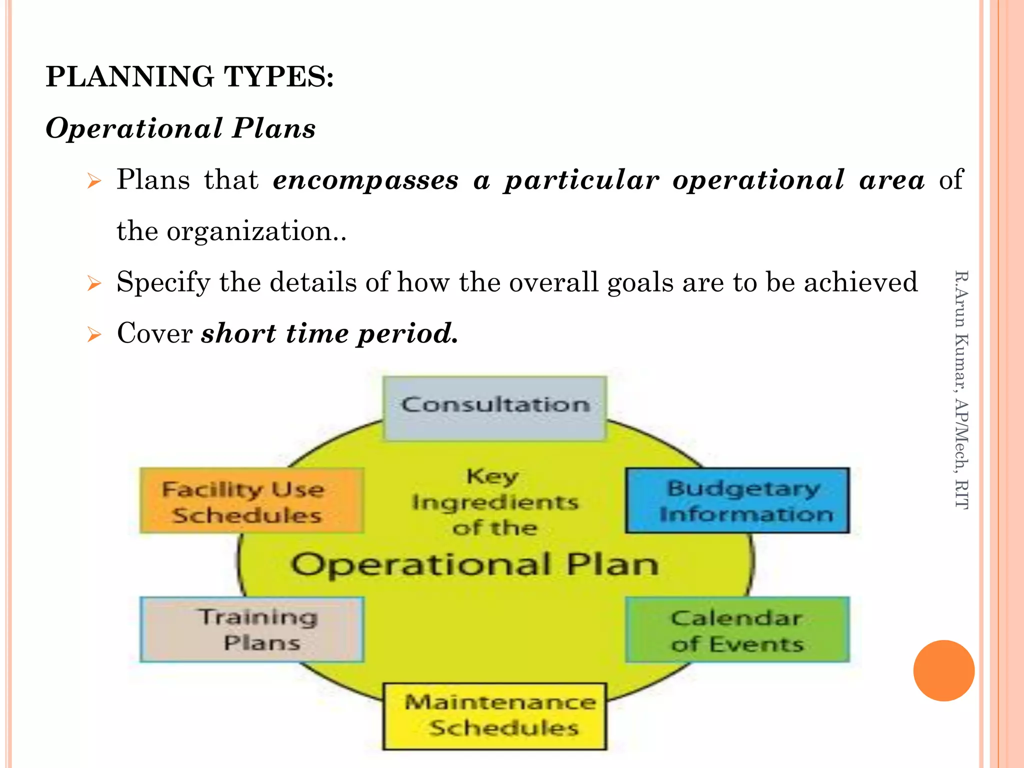Types of planning | PDF