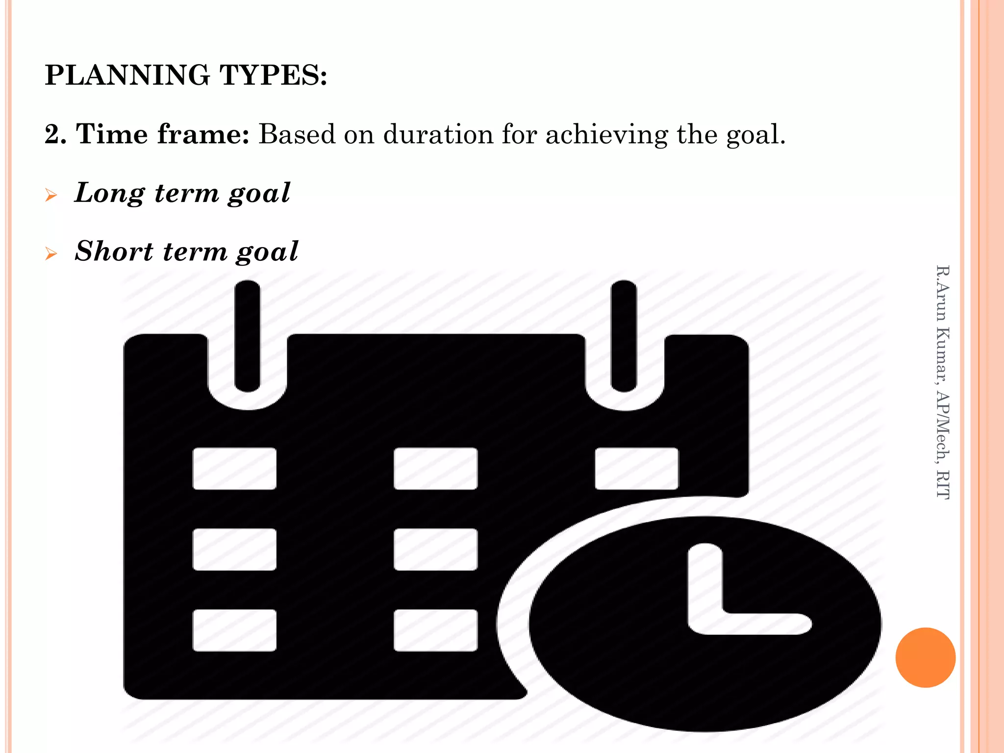 Types of planning | PDF