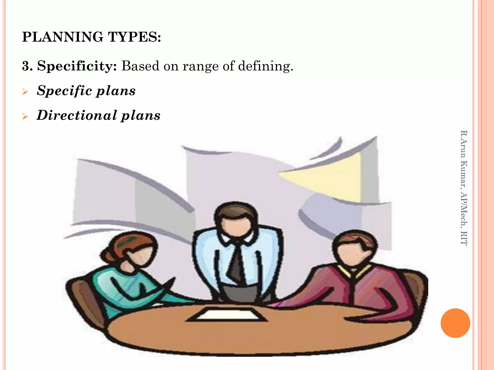 Types of planning | PDF