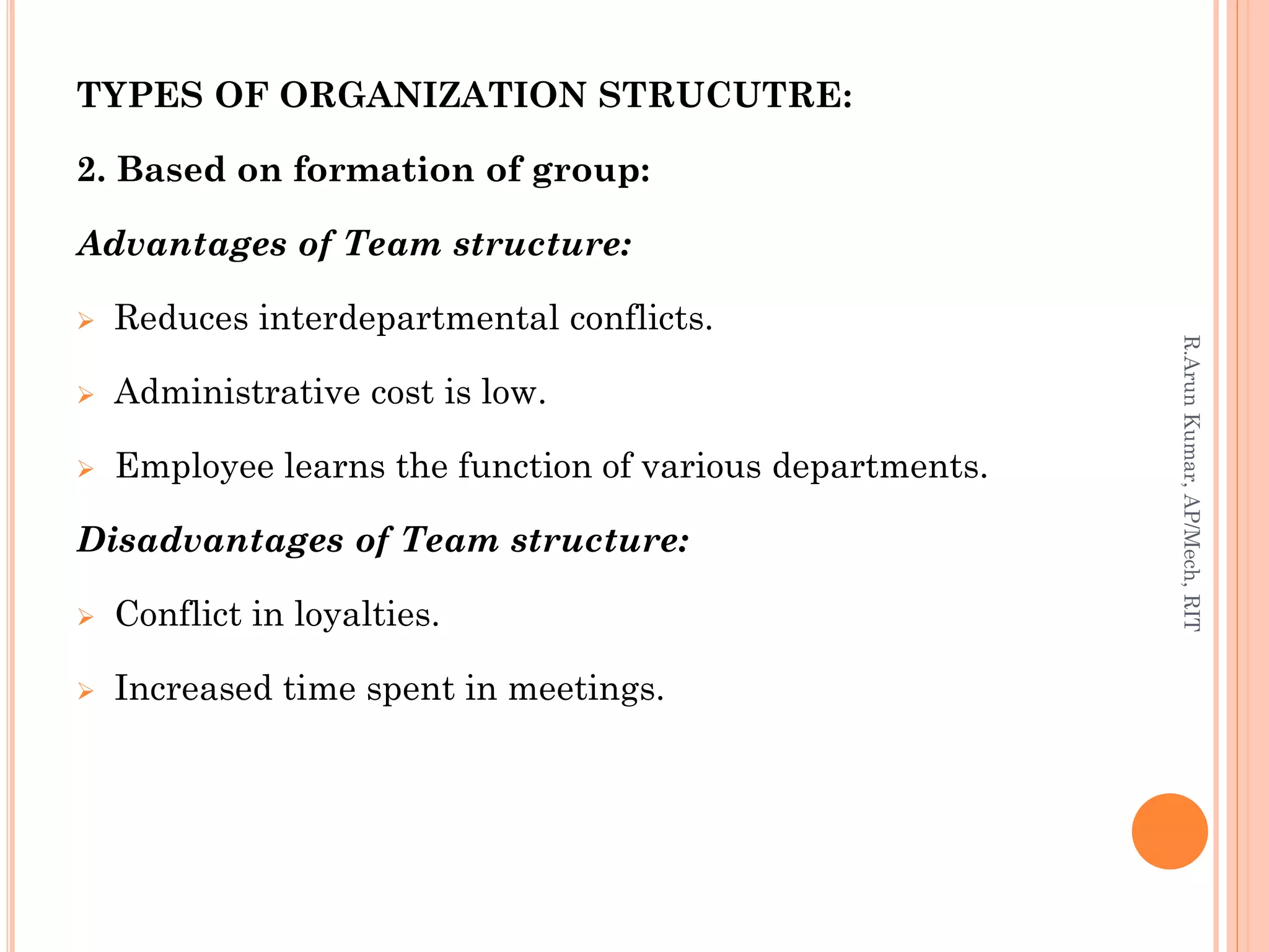 Organization chart and organization structure types | PDF