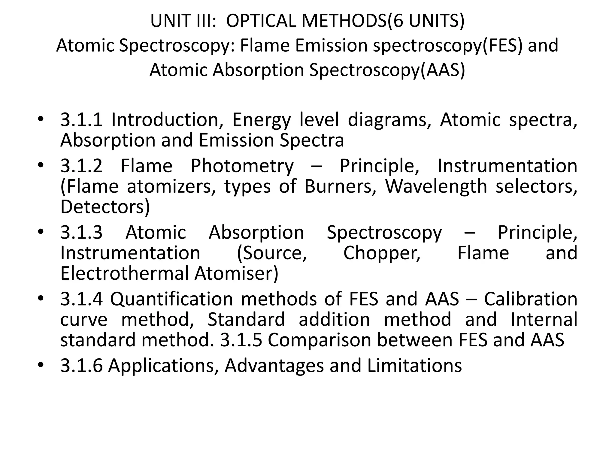 Atomic Absorption Spectroscopy | PPTX
