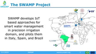 SWAMP: Smart Water Management Platform | PPT