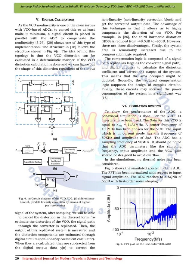 First-Order Open Loop VCO-Based ADC with XOR Gates as differentiator | PDF