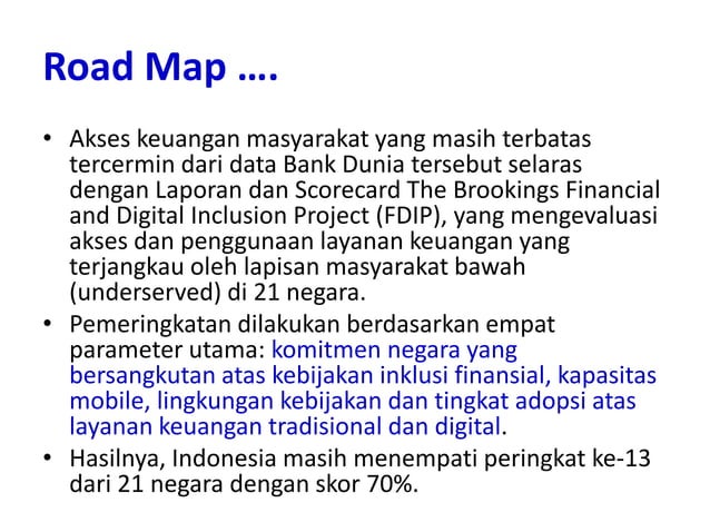 Road Map Fintech di Indonesia _ Materi Training "Financial Technology" | PPTX