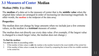 3.1 Measures of center | PPTX