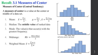 3.3 Measures of relative standing and boxplots | PPTX