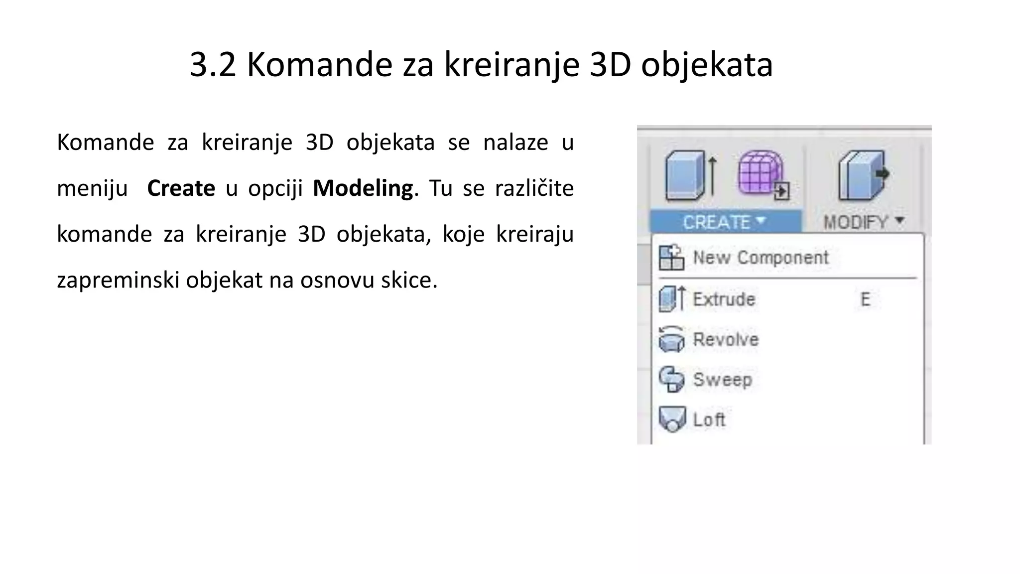 OKSF0.3. Osnove tehnike modeliranja 3D objekata | PPT