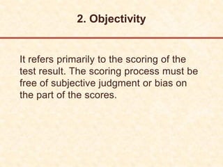 3. characteristics of psychological tests S.Lakshmanan Psychologist | PDF