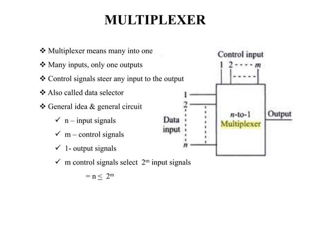 3. multiplexer | PPTX | Technology & Computing